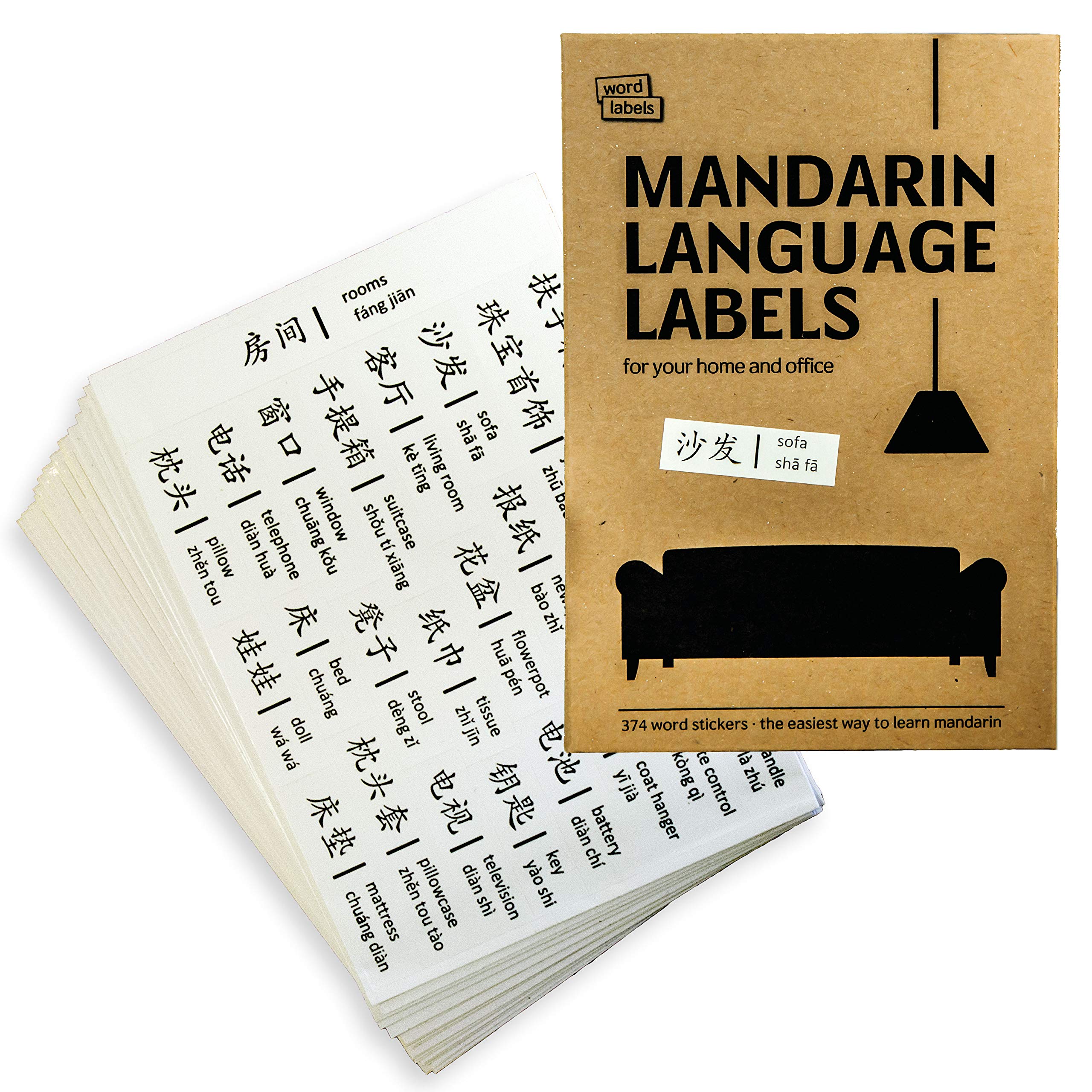 Mandarin Word Labels Chinese New Year Word Vector Art, Icons, And