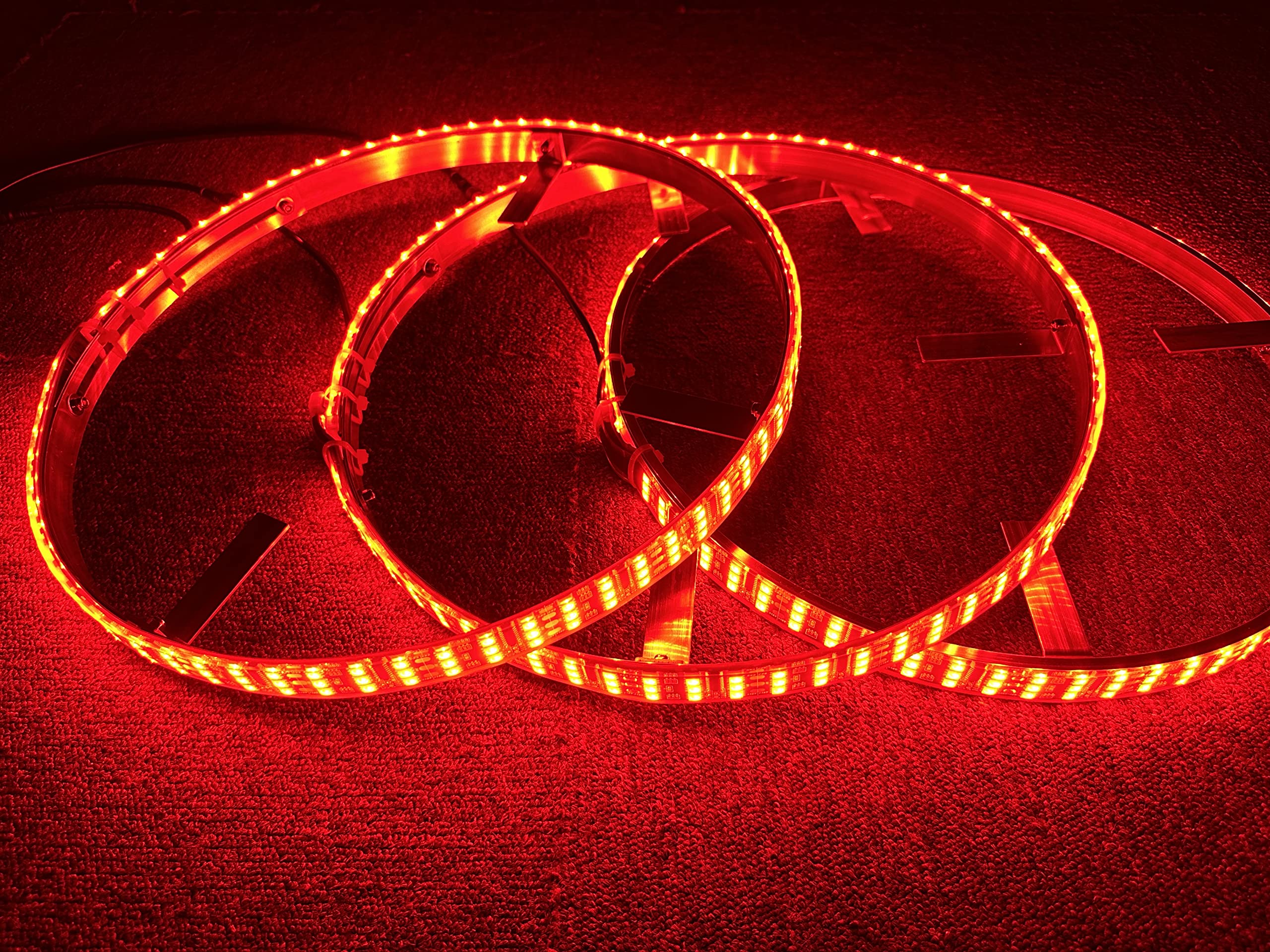 Sando Tech 15.5â€˜â€™ Triple Row Dream Chase Color Led Wheel Ring Light ...