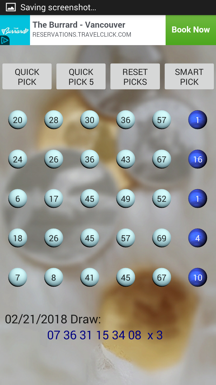 Powerball (Smart Pick) - App on Amazon Appstore