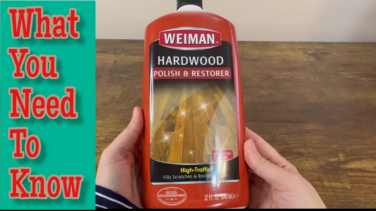 Watch Weiman polish and restorer review for hardwood on Amazon Live