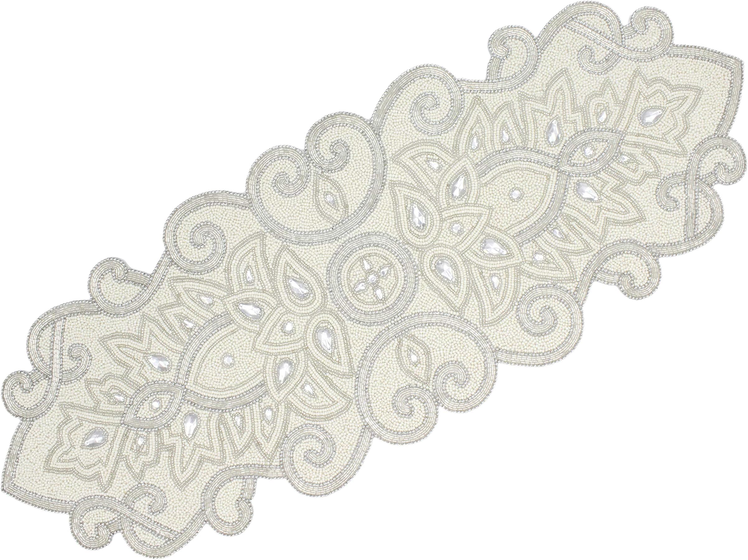 Amazon.com: Honeyfeinated Indian Forest Beaded Table Runner ...