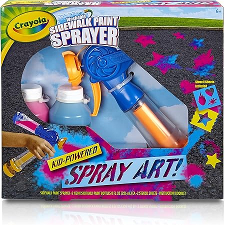 Amazon.com: Boley Spray Chalk Paint - 8 Pk Washable Sidewalk Chalk ...