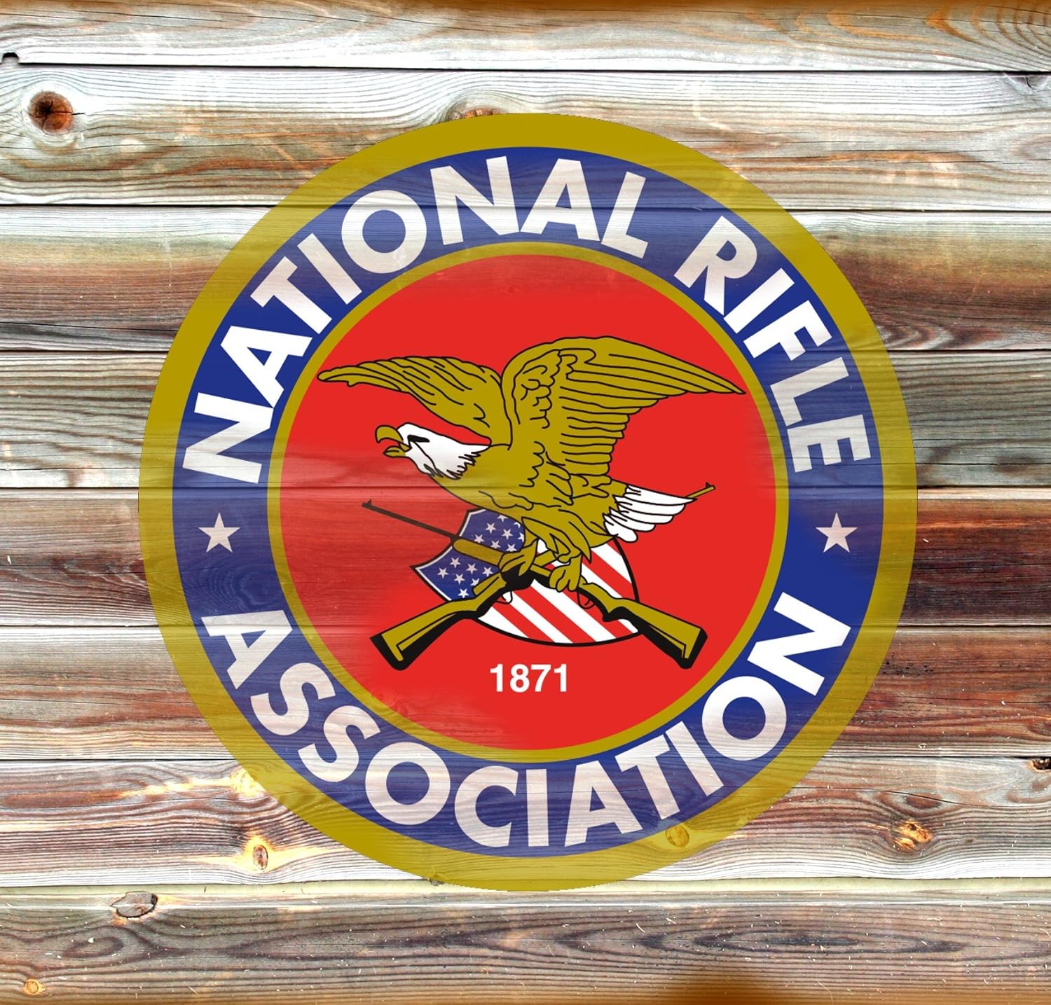 Amazon.com: Old Tin Sign 8" x 8" Nra Classic Vintge Metal Sign MADE IN ...