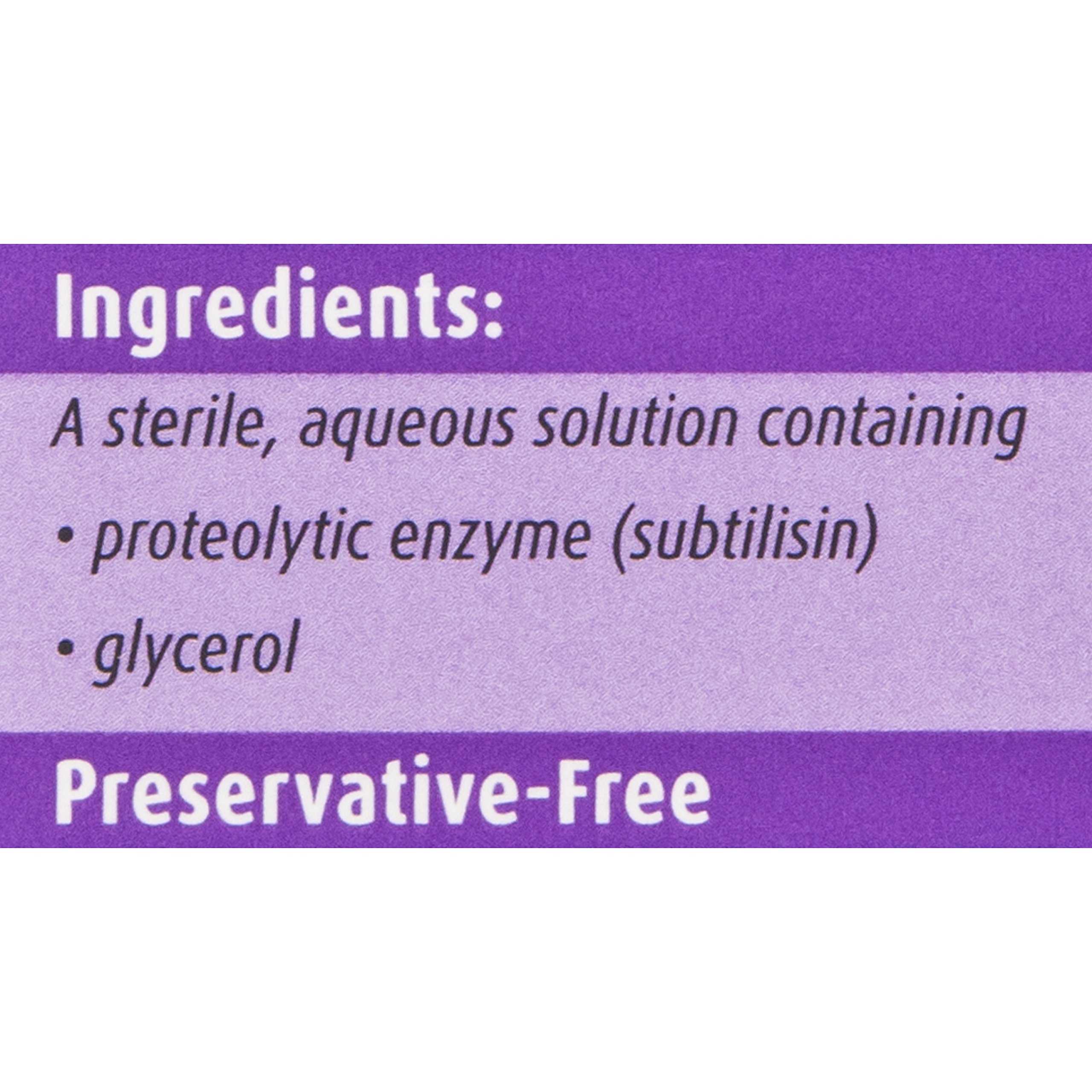 Enzymes For Contact Lenses