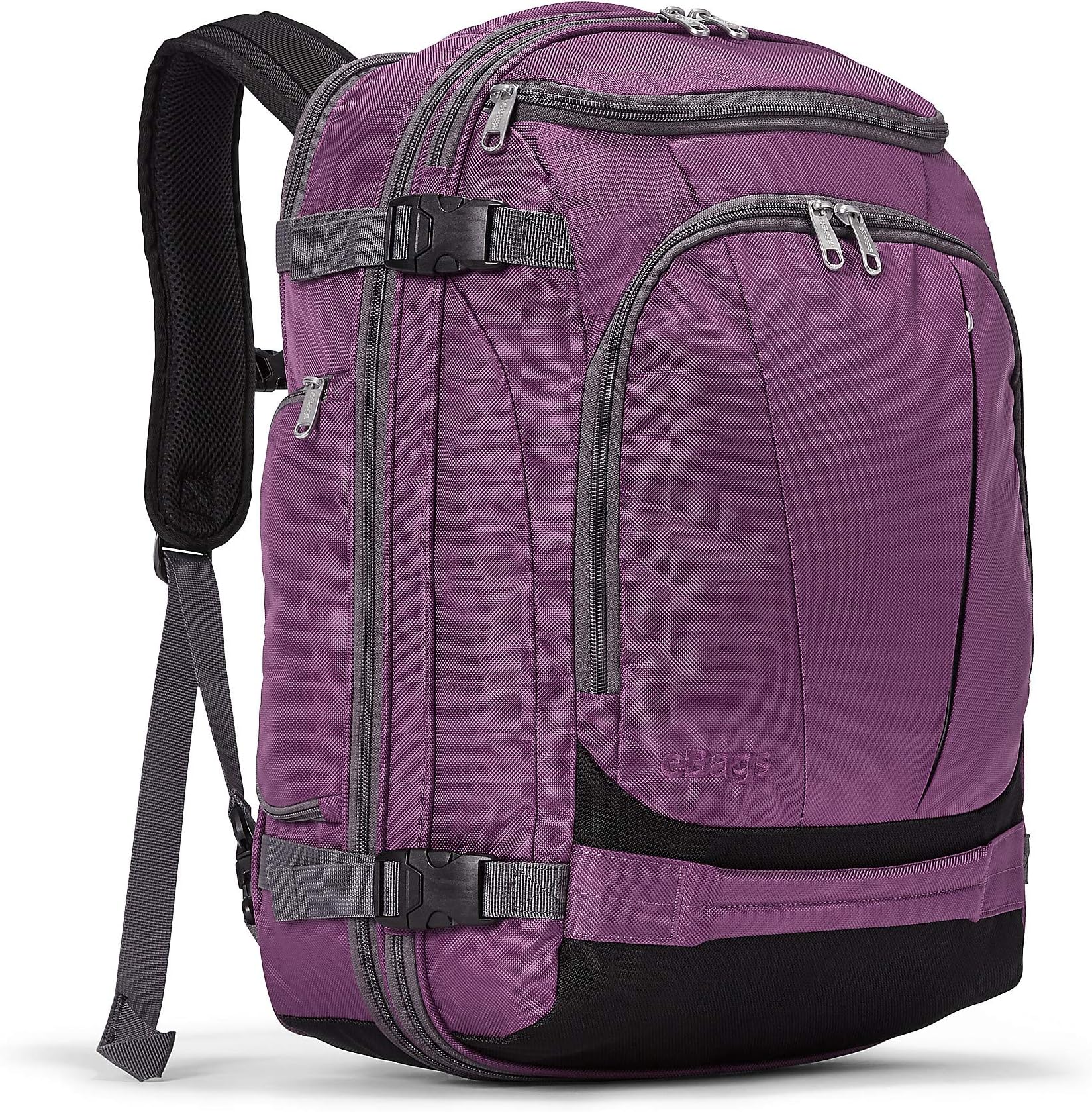 Amazon.com: eBags Mother Lode DLX Travel Backpack - Bags (Black/Blue ...