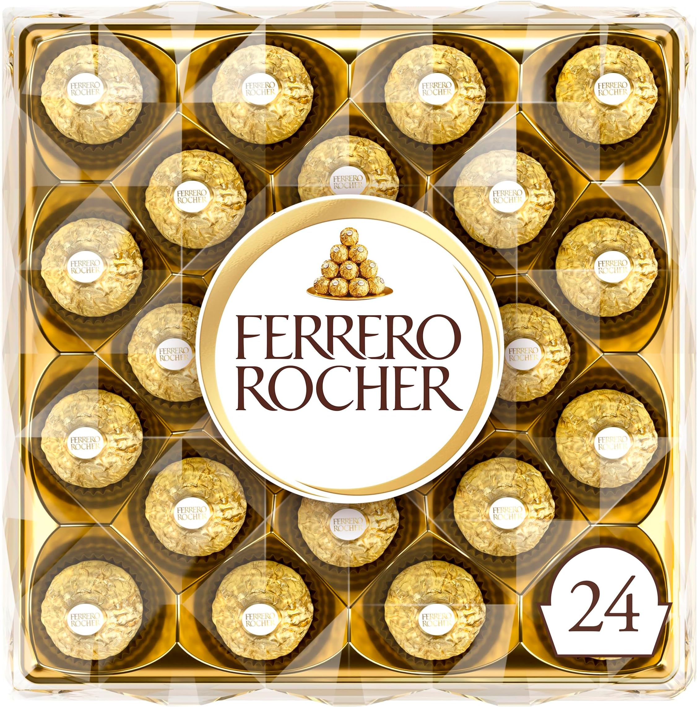 Amazon.com: Rocher Ferrero Rocher - Caja de chocolate, 24 chocolates ...