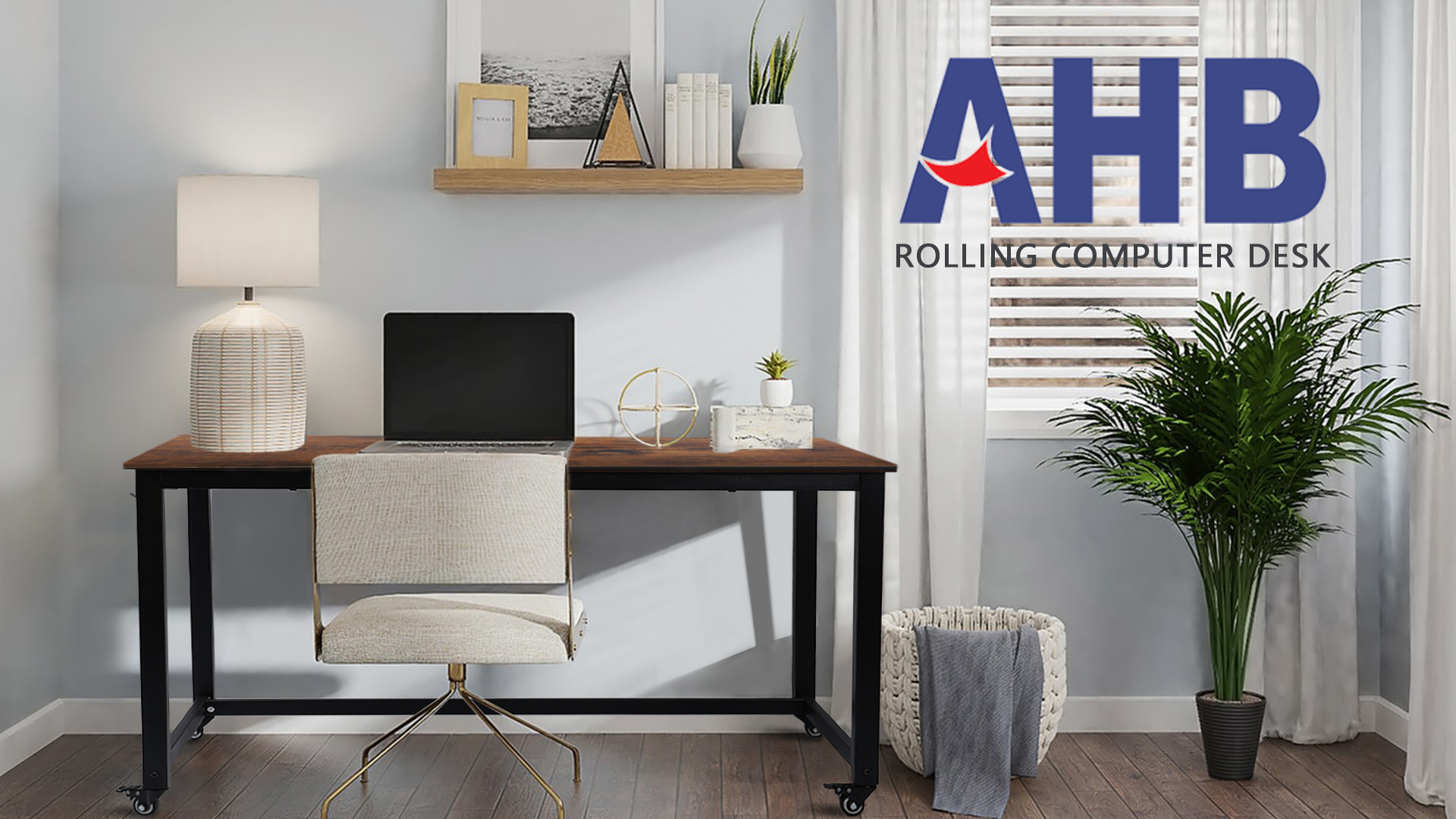 Watch AHB computer desk installation on Amazon Live