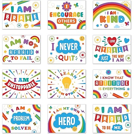Amazon.com : Laminated Classroom and Bulletin Board Decoration Set - 12 ...