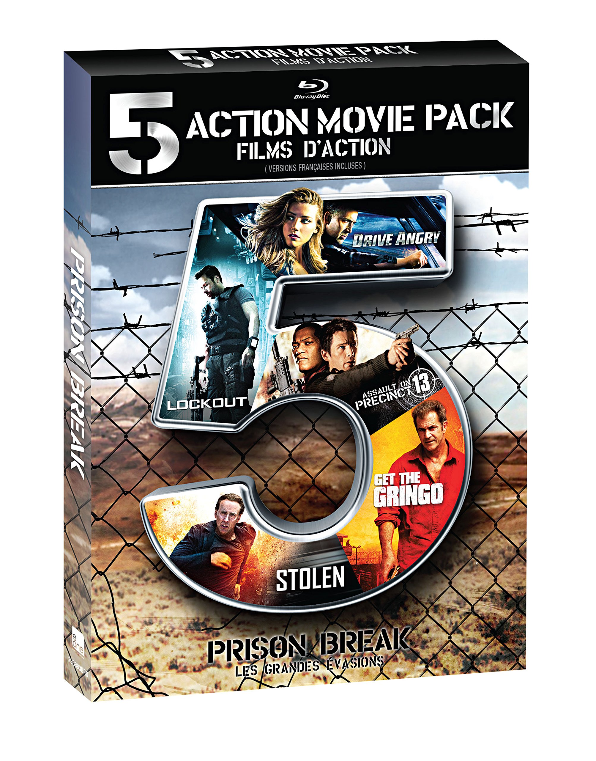 Amazon.com: Prison Break 5-Action Movie (Drive Angry / Lockout ...