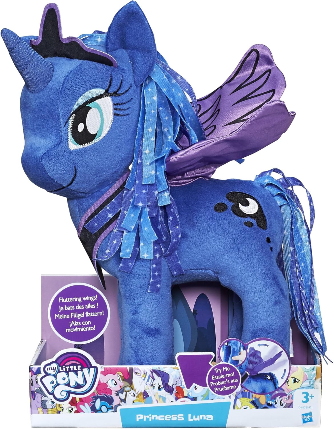 Hasbro C0120EP3 Feature Wings Plush Princess Luna: Amazon.de: Spielzeug
