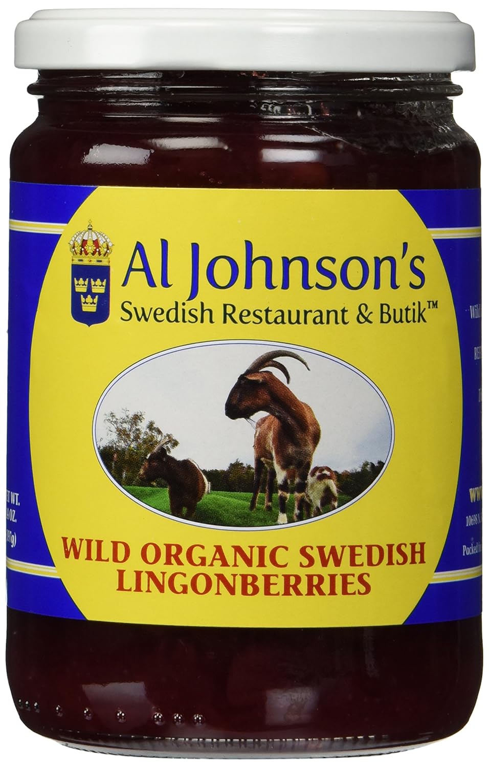 Amazon.com: Al Johnson's Wild Organic Swedish Lingonberries : Grocery ...