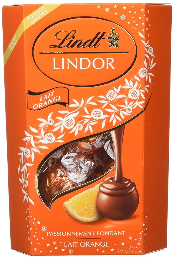 Amazon.com : Lindt Lindor Milk Orange 200g : Grocery & Gourmet Food