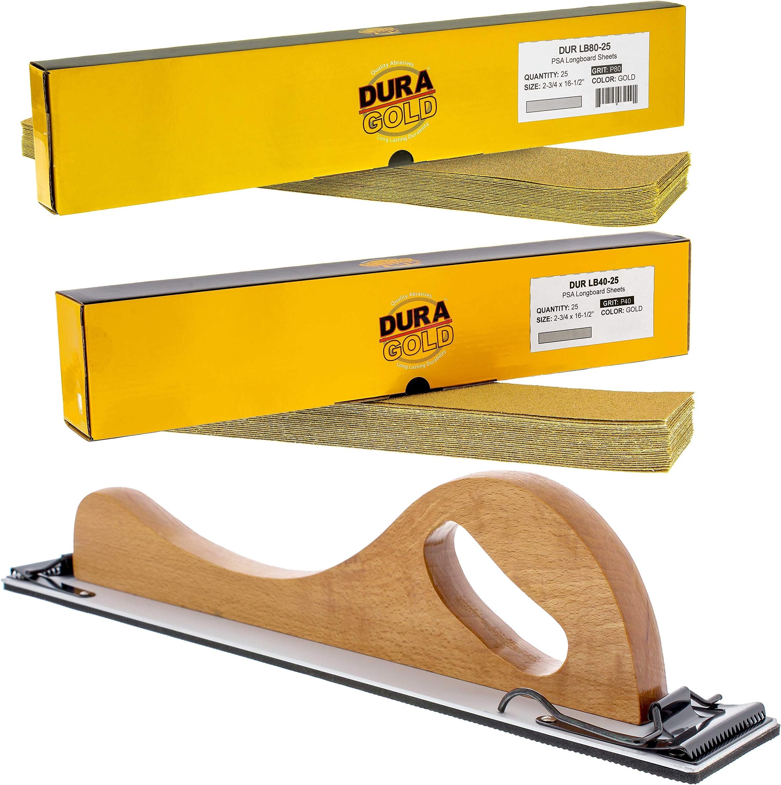 Bundle with TCP Global Wooden Handle Longboard Sander with 40 & 80 Grit ...