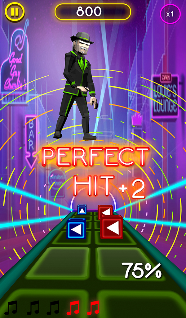 Neon Swipe Saber Rhythm Game - App on Amazon Appstore