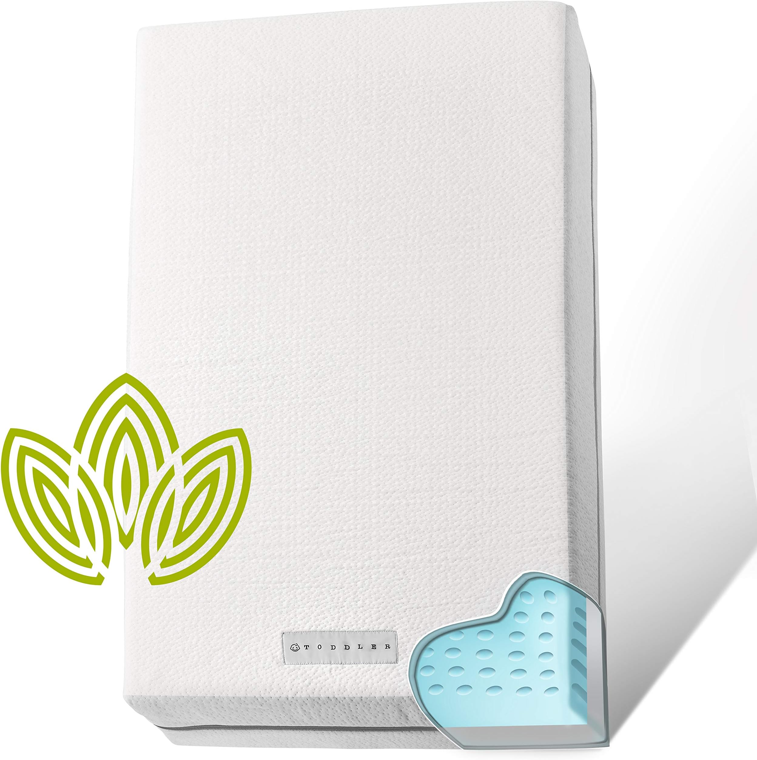 Amazon.com: Organic Cotton Dual-Sided Mini Crib Mattress, 2-Stage ...