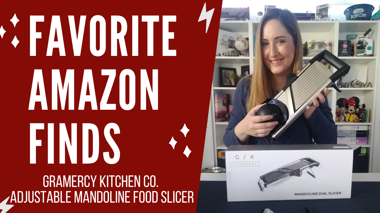 Watch Gramercy Kitchen Co. Adjustable Mandoline Food Slicer on Amazon Live