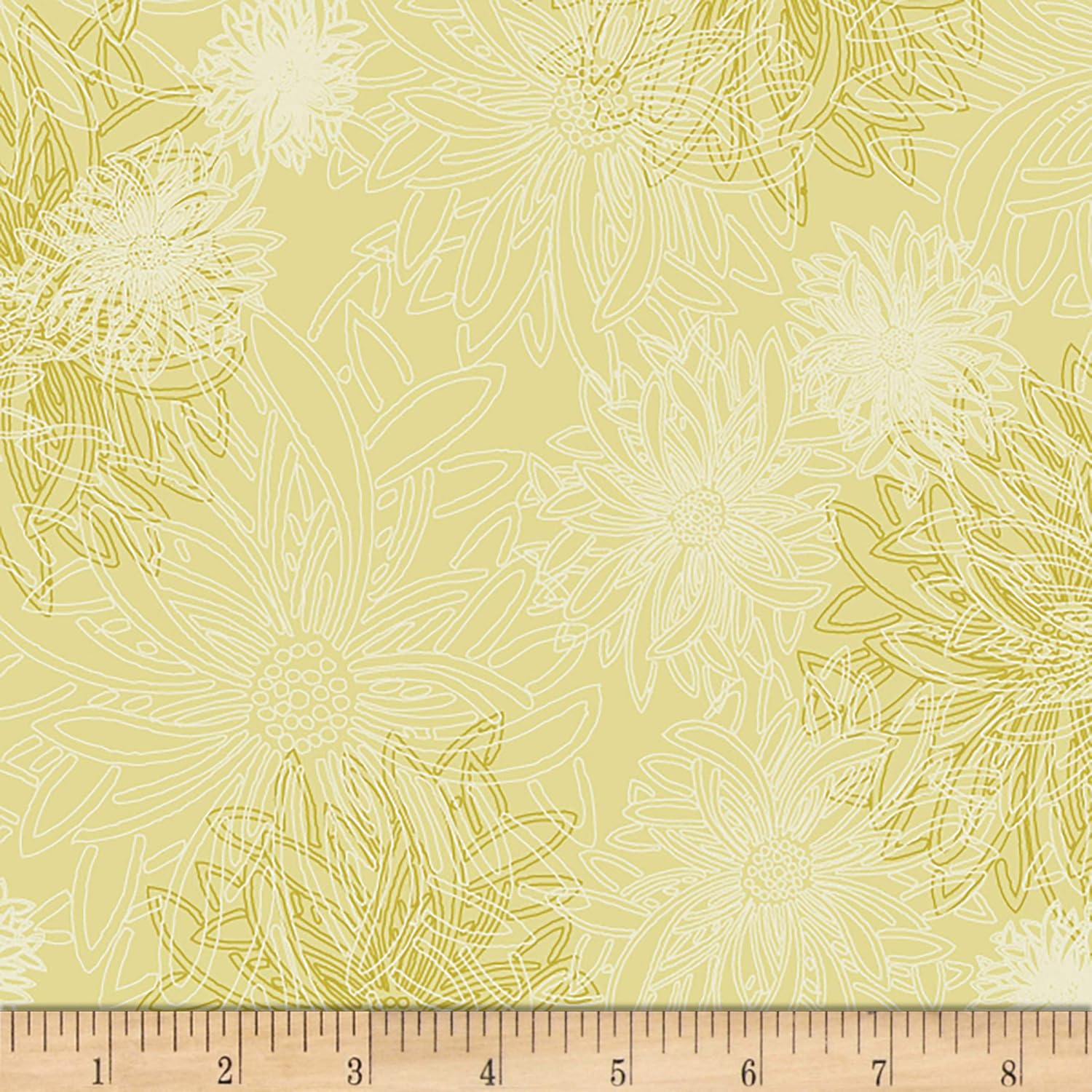 Amazon.com: Art Gallery Floral Elements Hay Fabric by The Yard