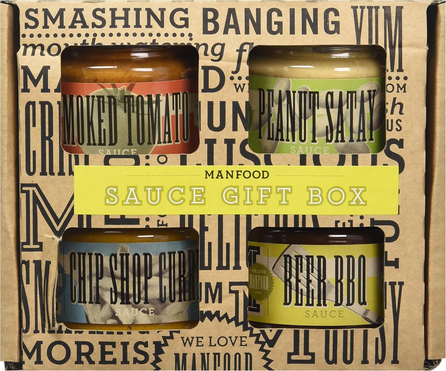 Manfood Sauce Gift Pack : Amazon.co.uk: Grocery