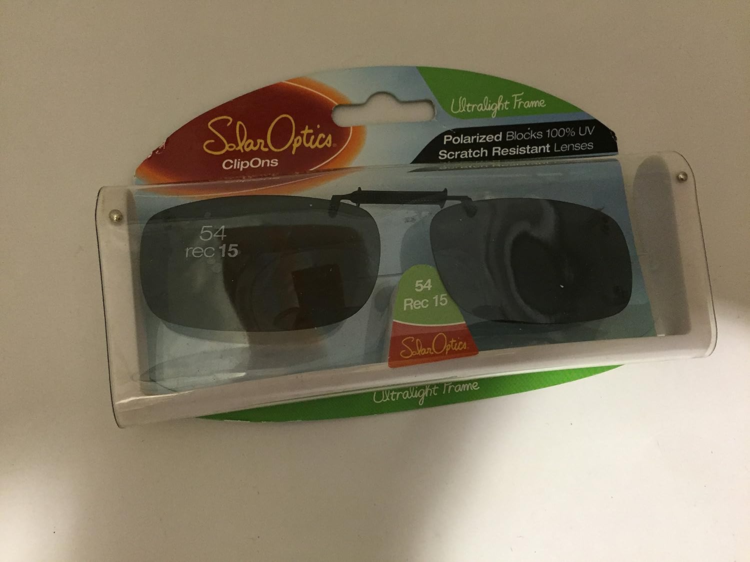Amazon.com: Solar Optics Driving Lens 54 Rec 15 Ultralight Polarized ...