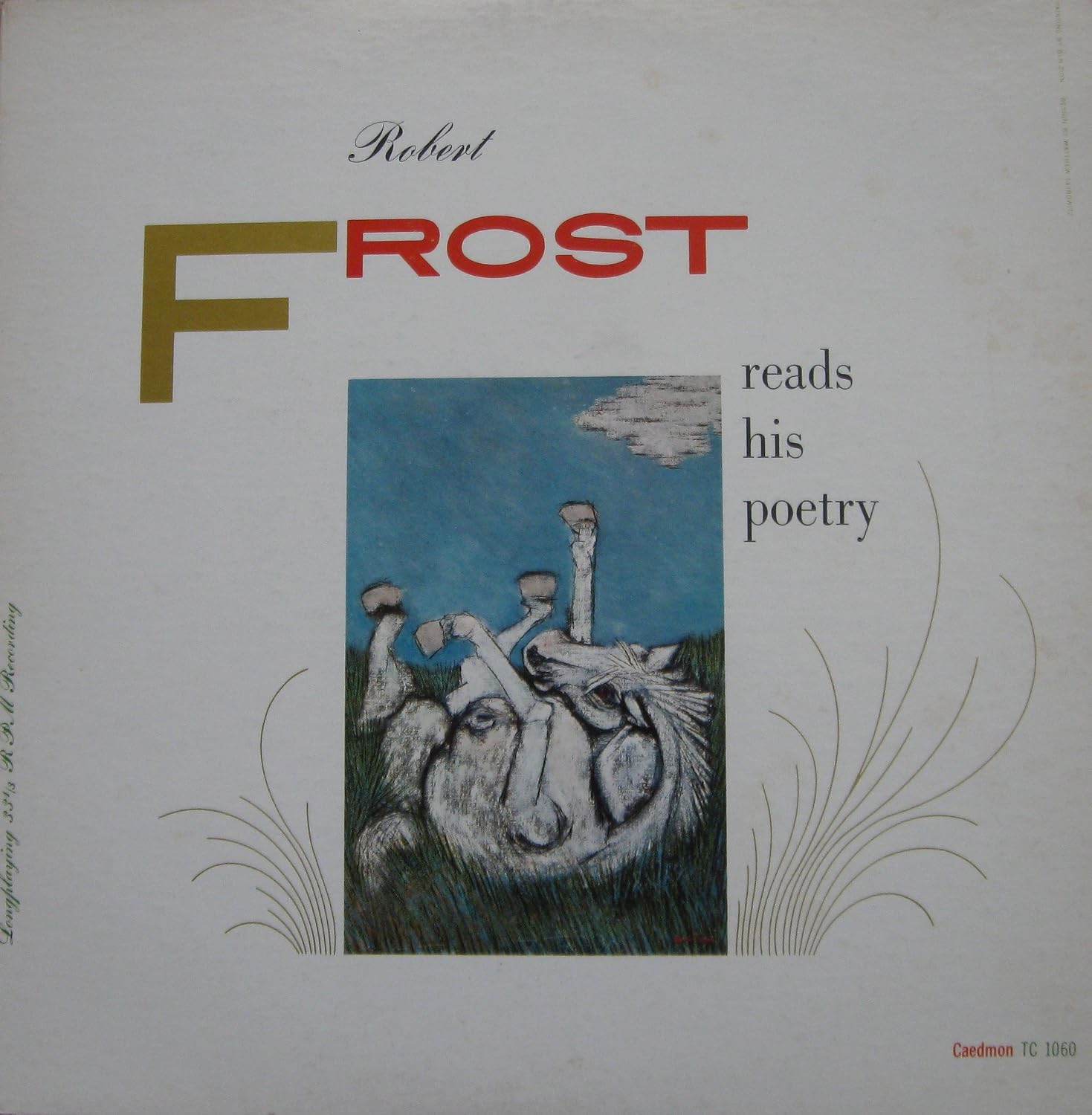 ROBERT FROST - 1956 Robert Frost Reads His Poetry Vinyl LP Record ...