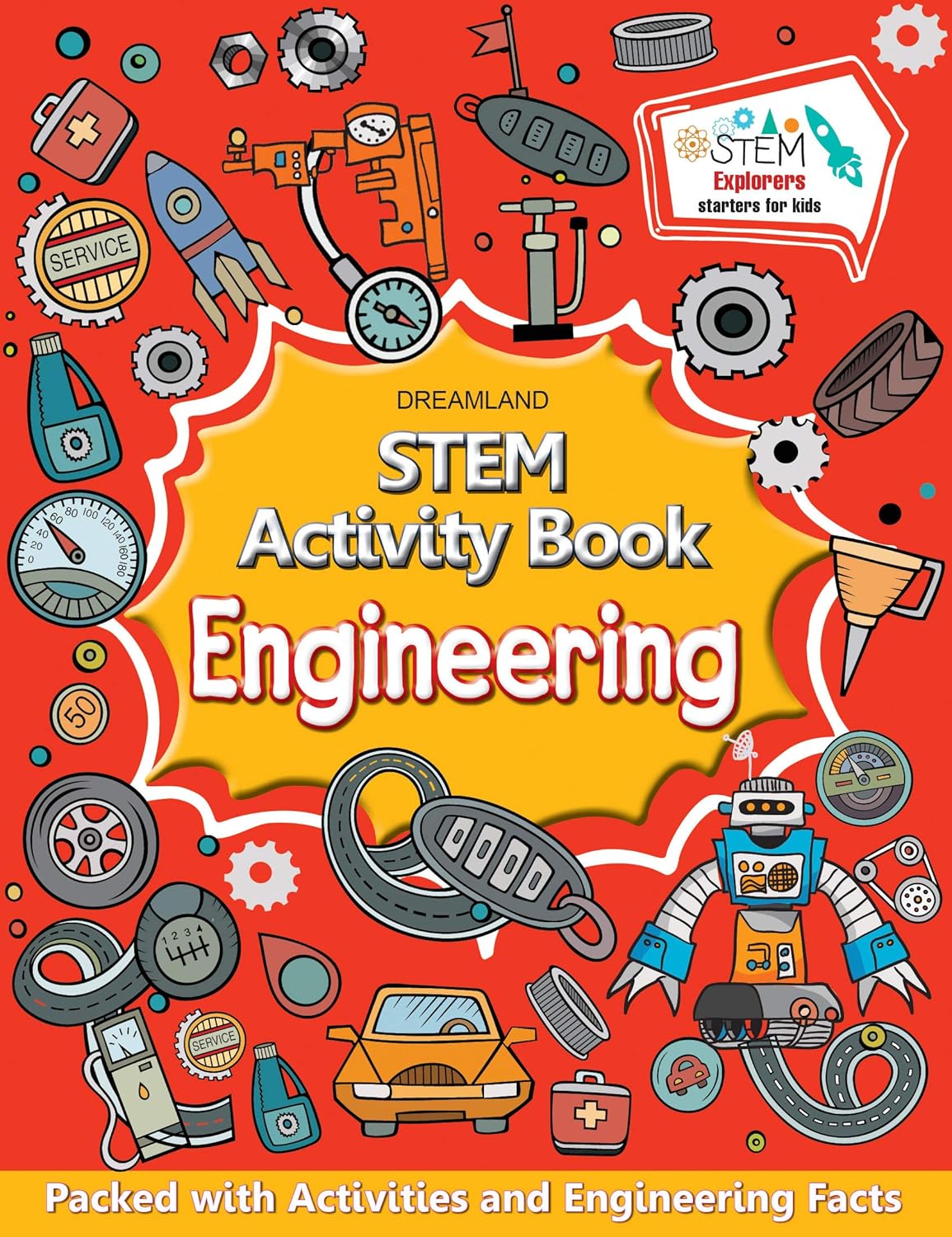 Engineering - STEM Activity Book for Children Age 6-12 years - Packed ...
