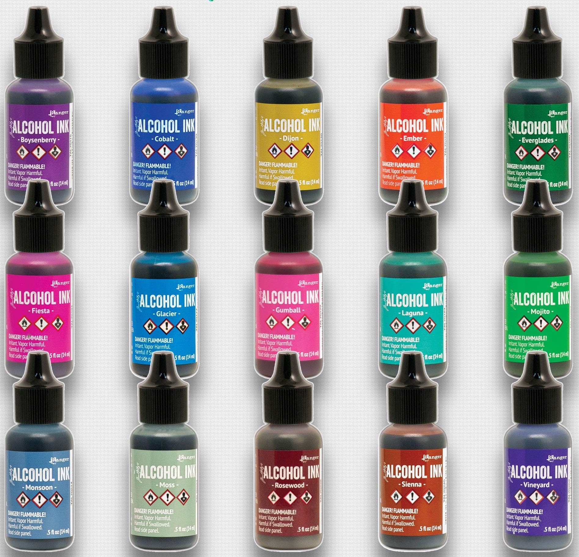 Amazon.com: Ranger Tim Holtz Alcohol Pearls Complete Set Bundle (All 12 ...