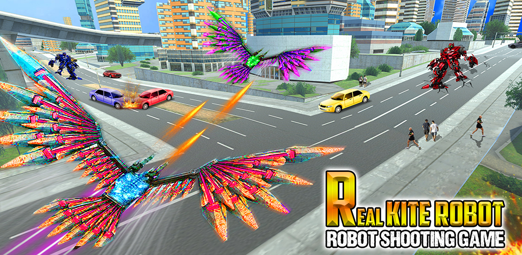 Flying Kite Robot Transform Robot Shooting Game:Amazon.com:Appstore for ...