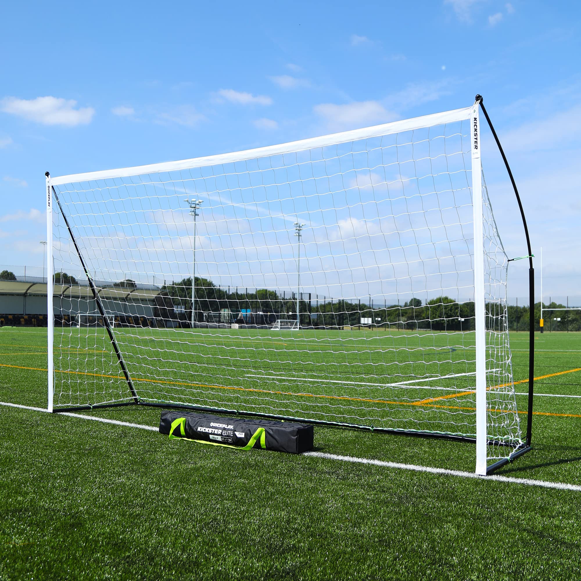 QUICKPLAY Kickster Elite Portable Soccer Goal | Integrated Weighted ...