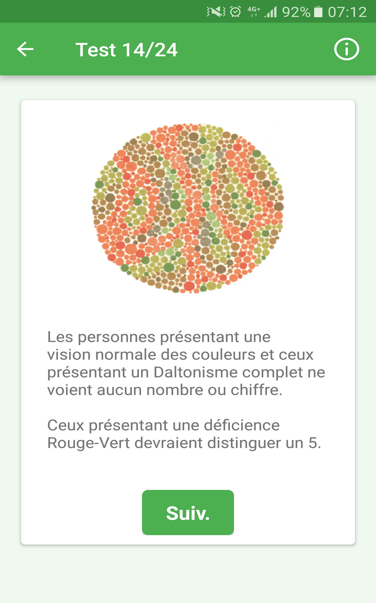 Test du Daltonisme - Application sur Amazon Appstore