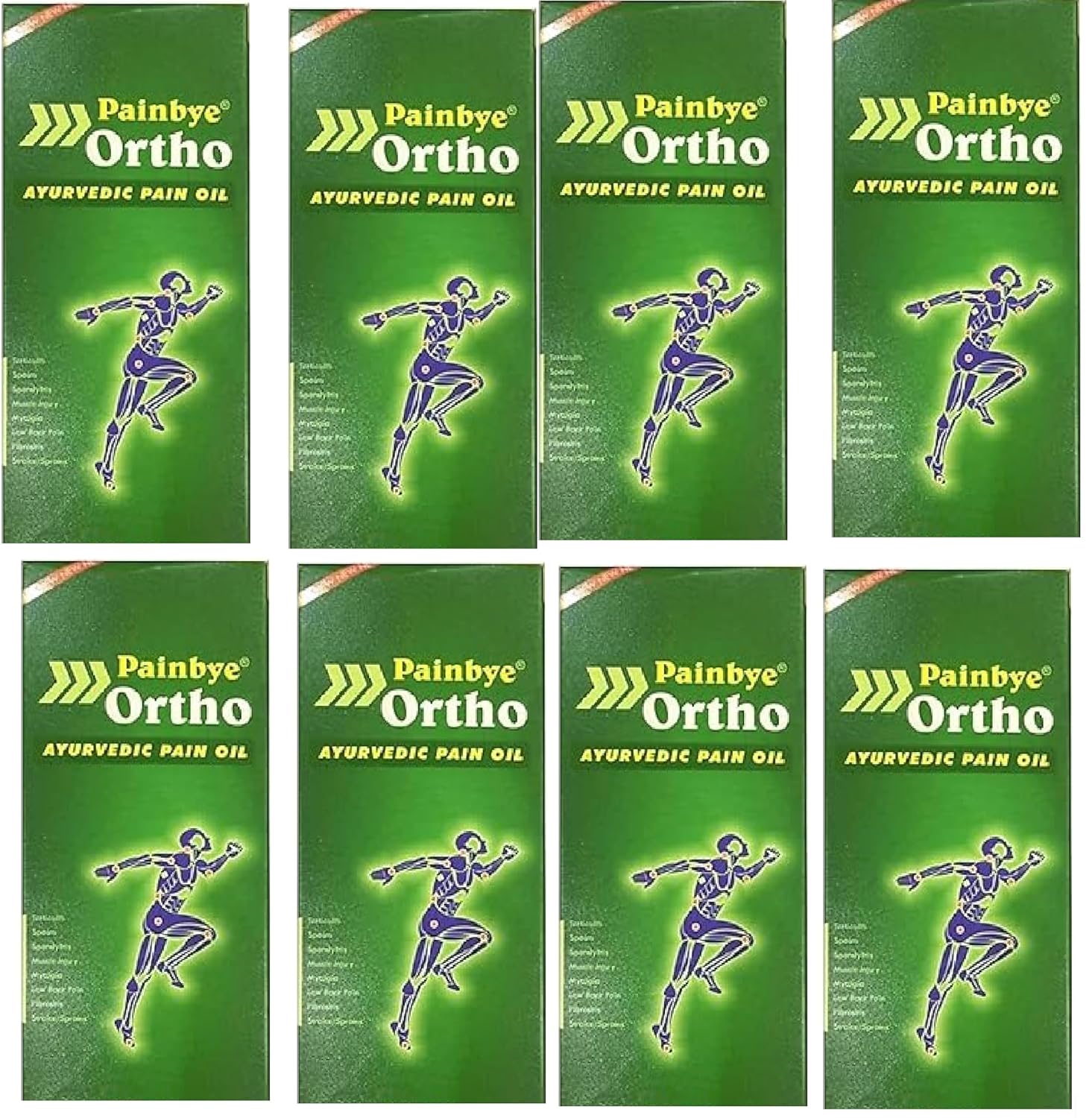 painbye ortho pain oil (60ml) pack 8 : Amazon.in: Health & Personal Care