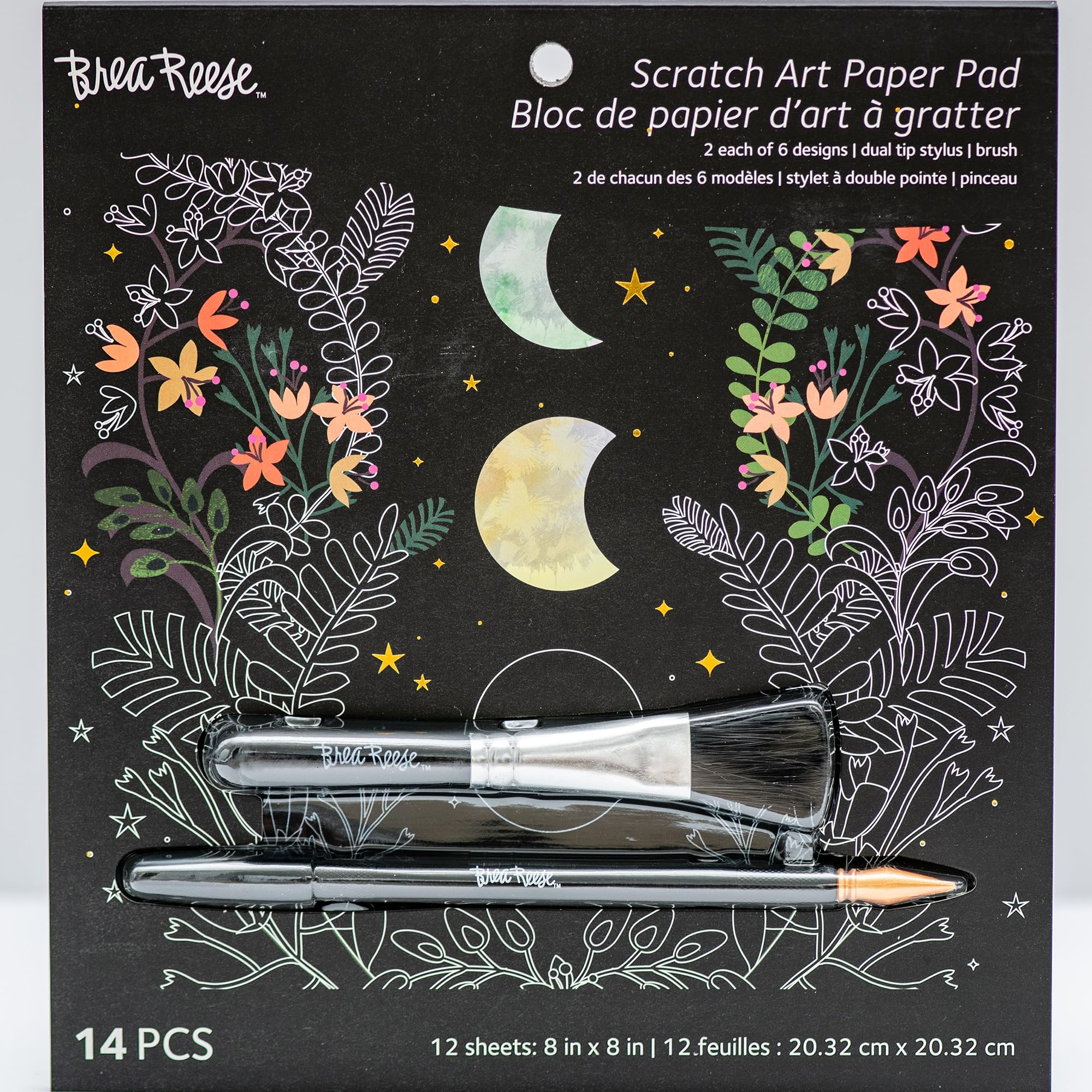Moon Scratch Art Eid Wall Decorations 24 Piece Ramadan Craft Kit DIY