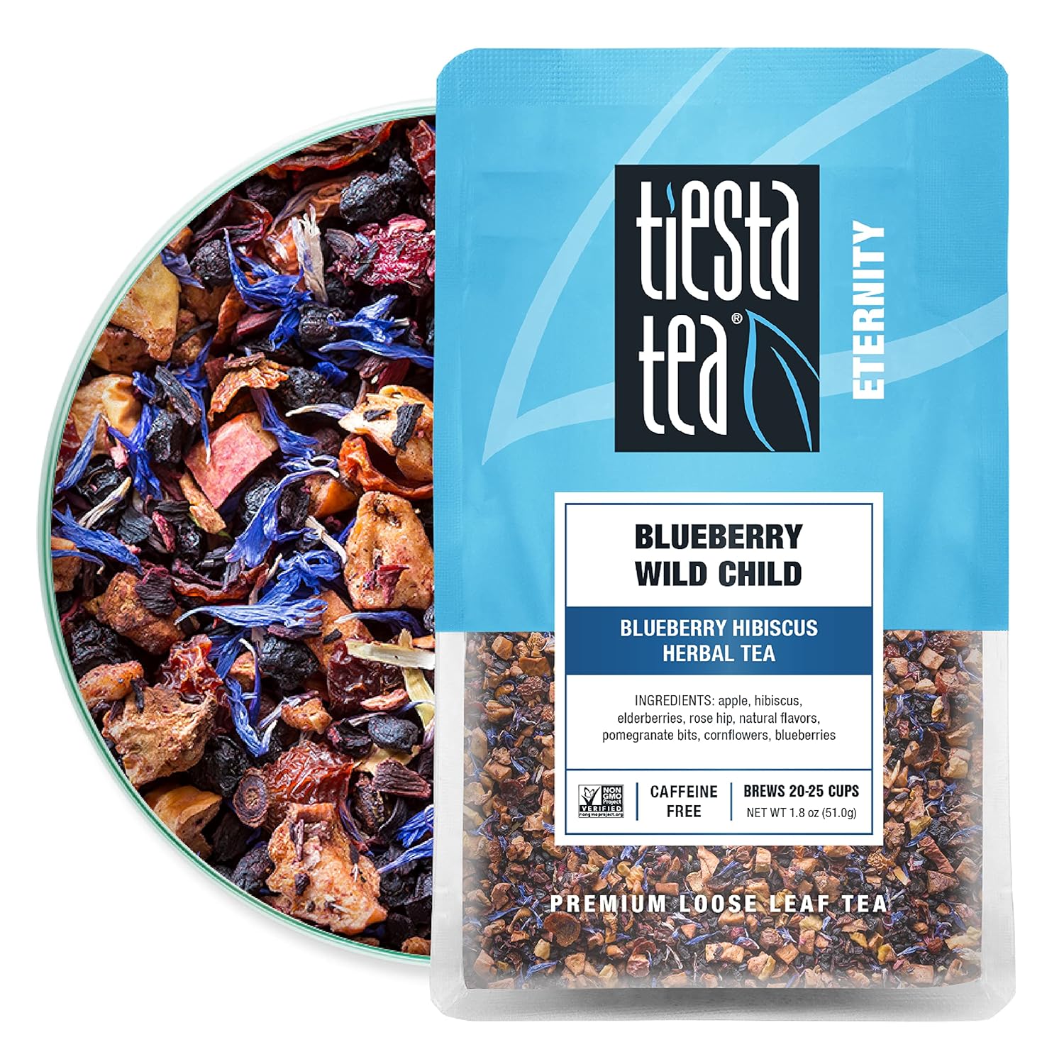 Amazon.com : Tiesta Tea - Blueberry Wild Child, Blueberry Hibiscus ...