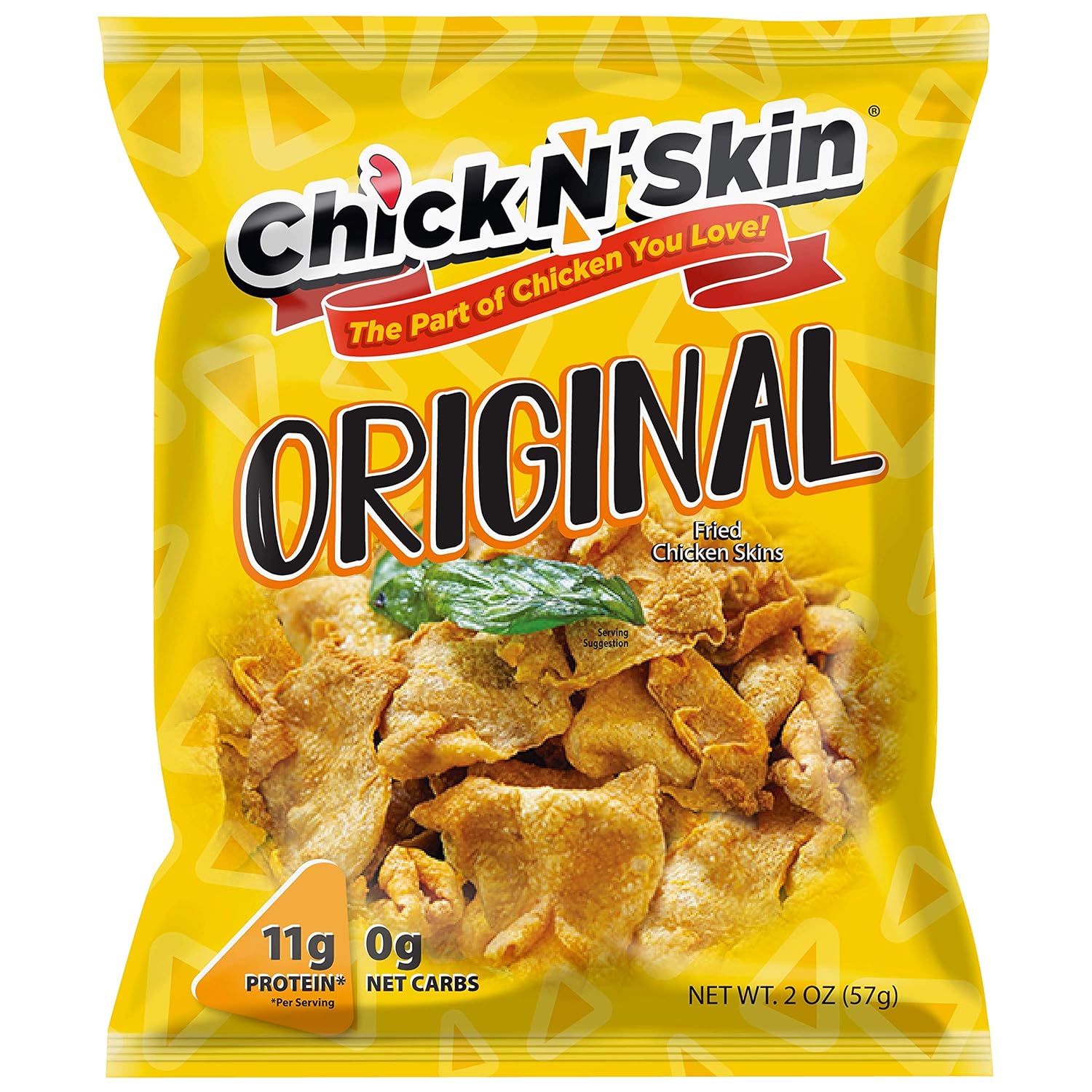 Amazon.com: Chick N’ Skin Fried Chicken Skins - Original Flavor (4Pack ...