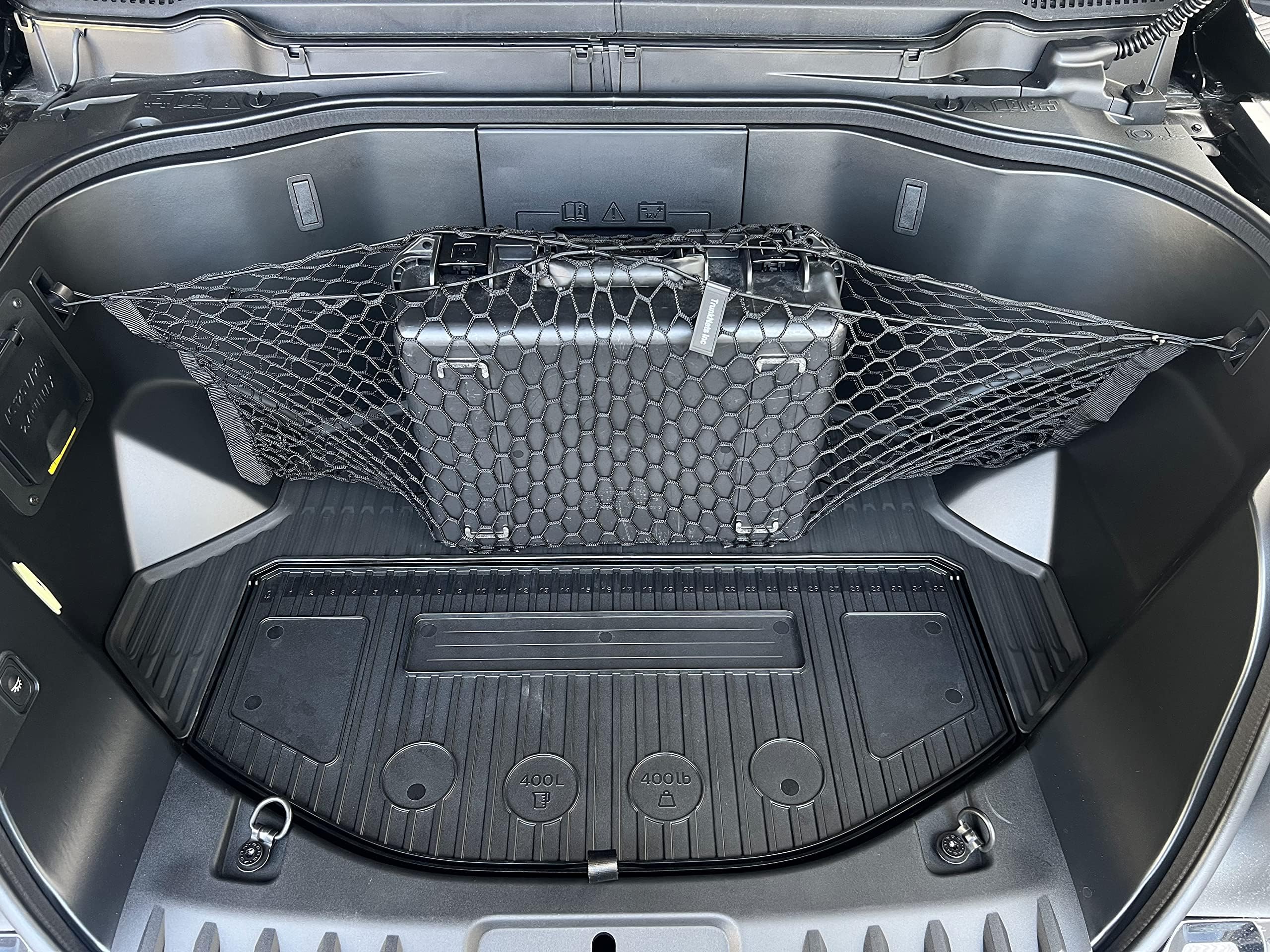 Amazon.com: Frunk Middle Mesh Cargo Net for Ford F-150 Lightning Pro ...