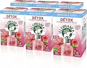 Elephant Infusion à Froid Detox, Eau Froide Aromatisée, Parfums ...