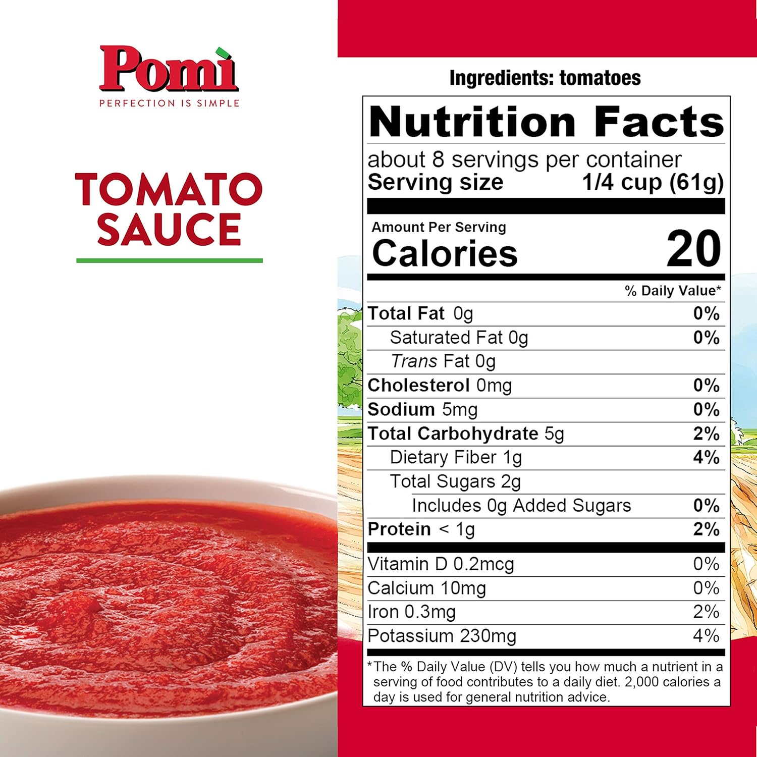 Salsa de tomate Pomì 1764 oz paquete de 12 – Yaxa Colombia