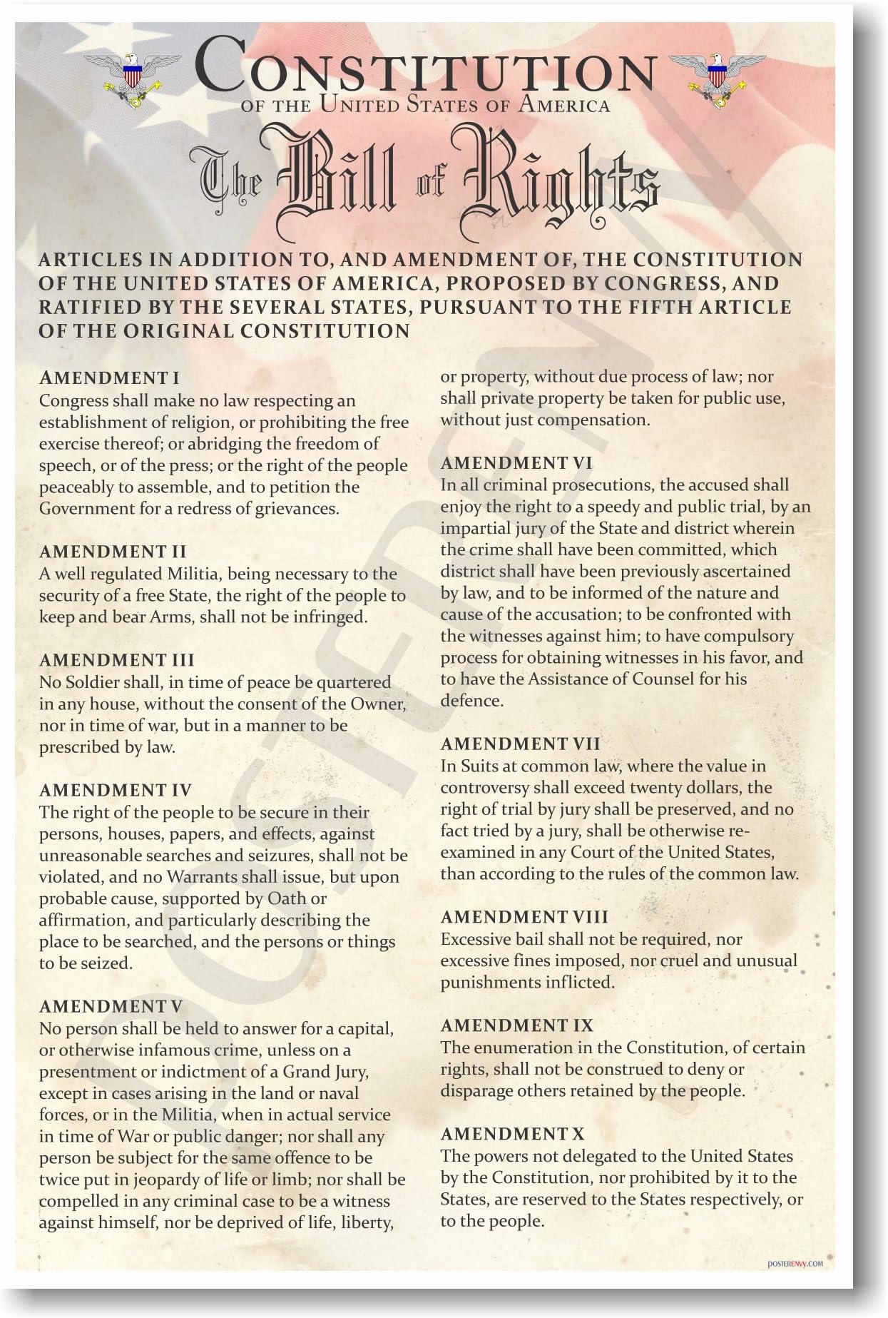 Amazon.com: The U.S. Constitution - The Bill of Rights - US History ...