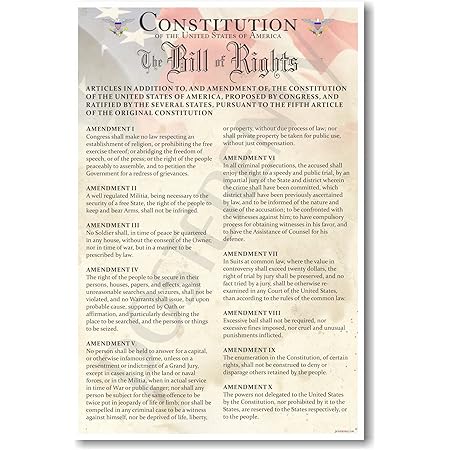 Amazon.com: The U.S. Constitution - The Bill of Rights - US History ...