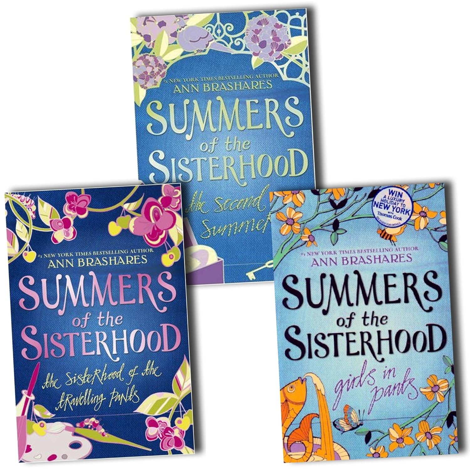 Ann Brashares Summers Of The Sisterhood 3 Books Collection Pack Set RRP ...
