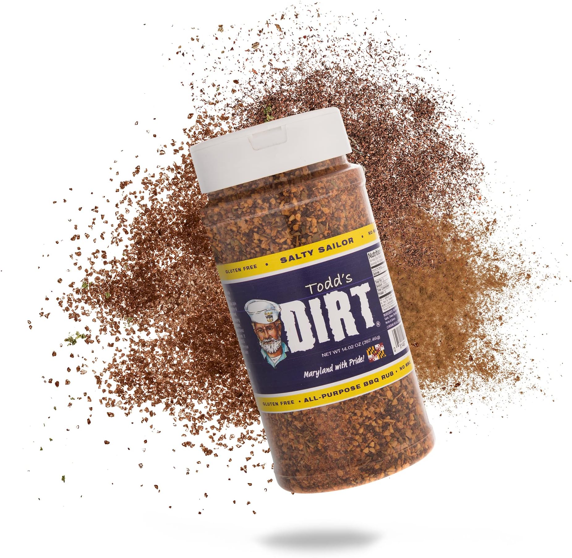Amazon.com : Todd’s DIRT - Salty Sailor DIRT Large Bottle 14 oz, Texas ...
