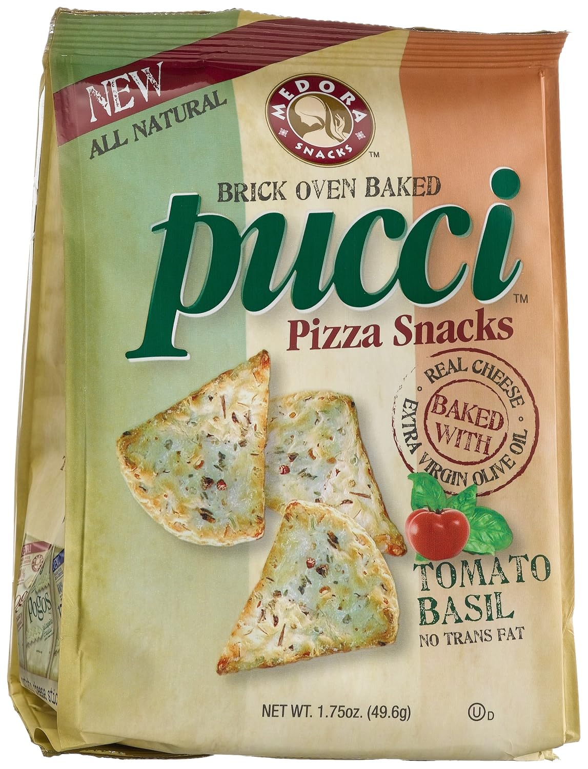 Amazon.com: PUCCI Pizza Snacks, Tomato Basil, 1.75-Ounce Bags (Pack of 21)