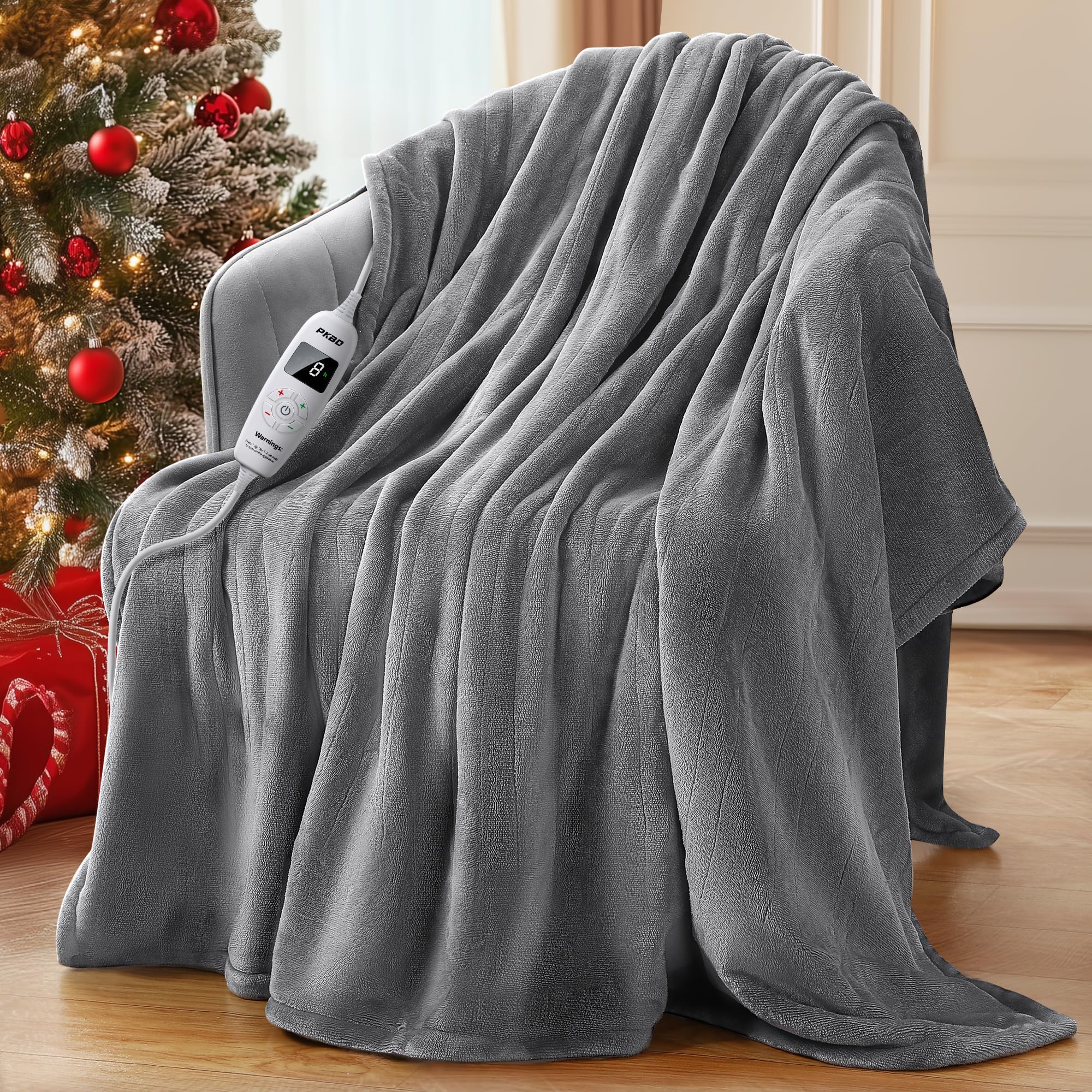 Amazon.com: Magshion Small Warm Soft Heated Throw Blanket for Office ...