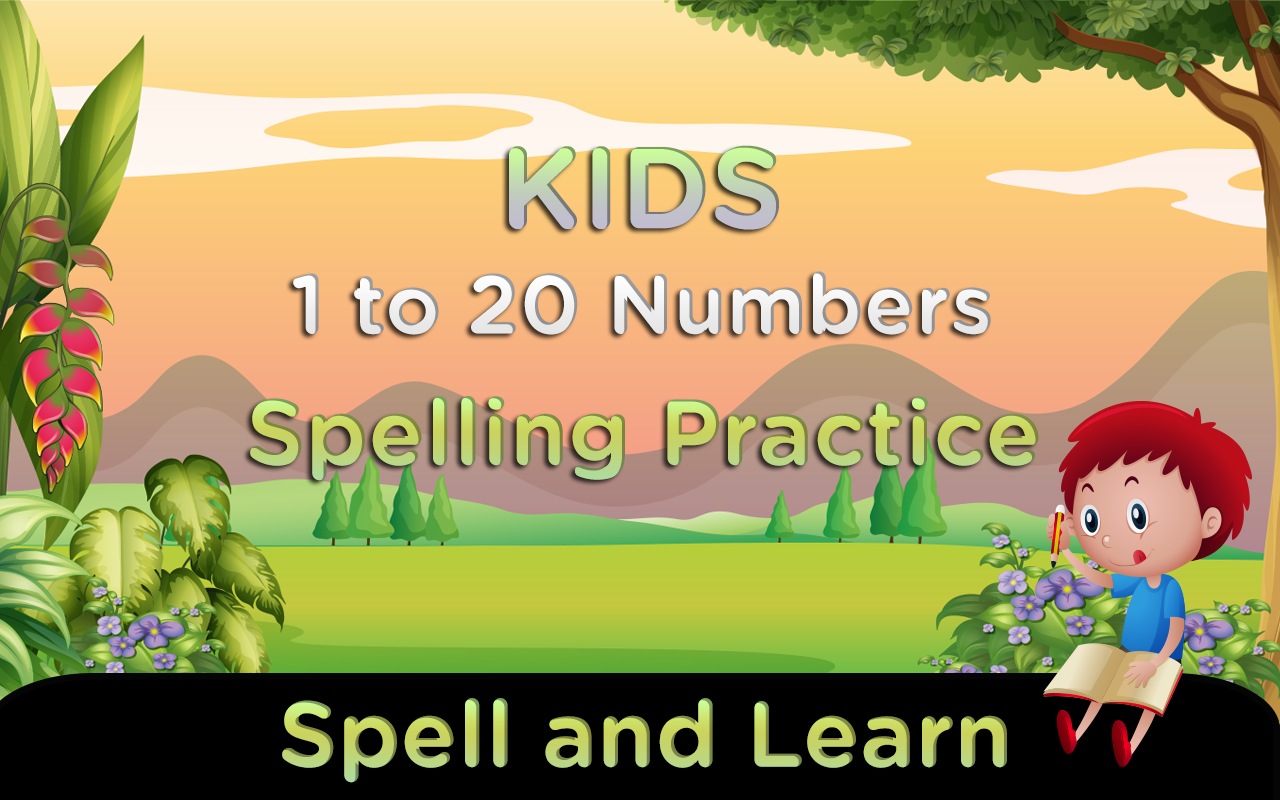 1 to 20 Numbers spelling games for toddlers and kids:Amazon.in:Appstore ...