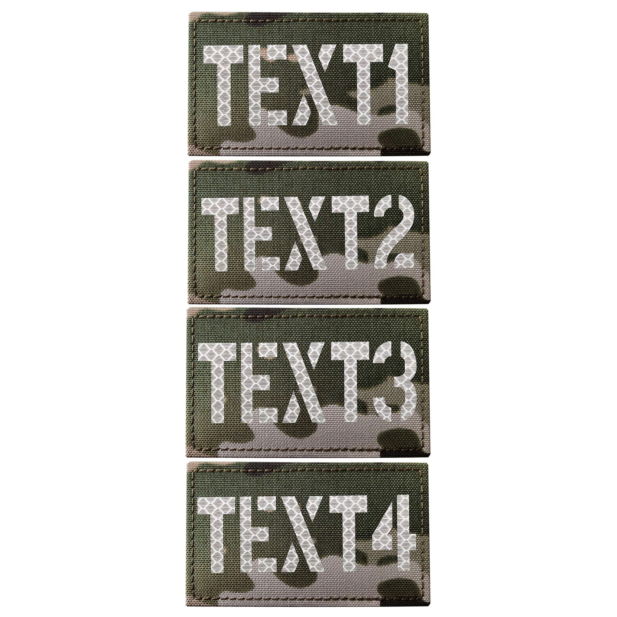 Amazon.com: SUVIYA Custom Reflective Call Sign Laser Cut Patch IR Flag ...