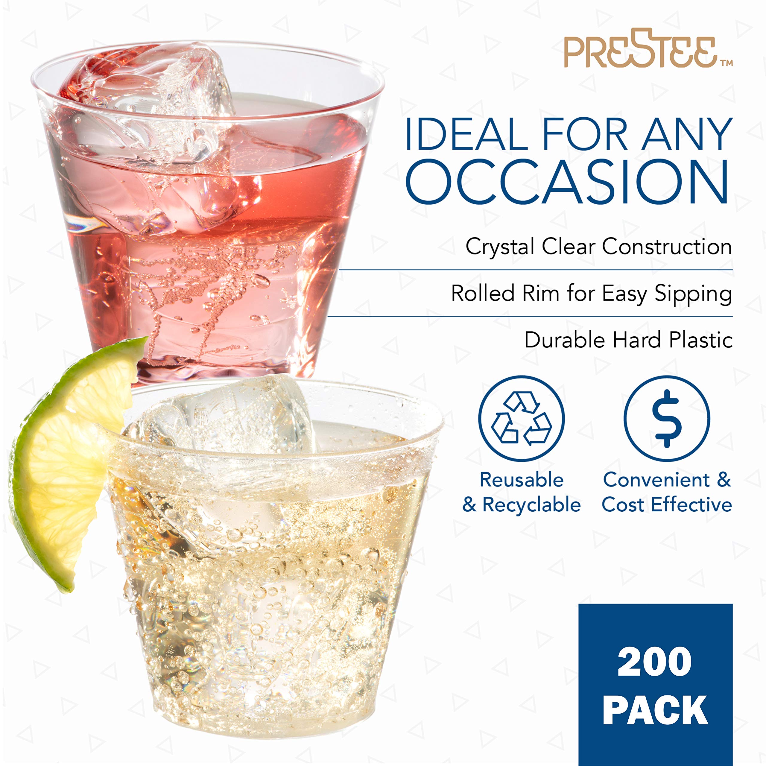Snapklik.com : Small Clear Plastic Cup - 5 Oz Plastic Cups - 200 Pack ...