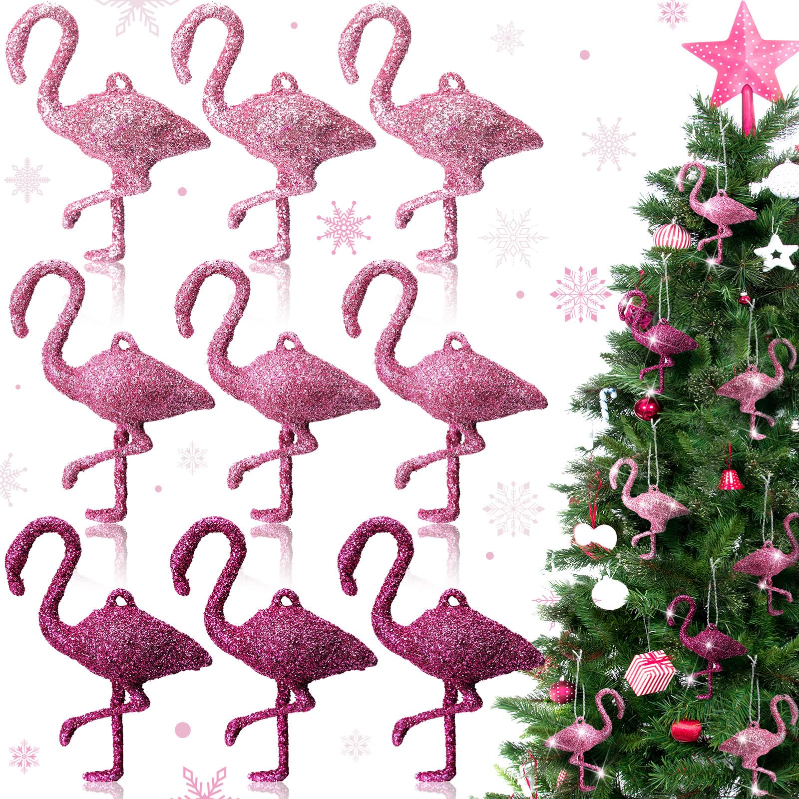 Amazon.com: CroBlissful 36 PCS Christmas Tree Ornaments Christmas ...
