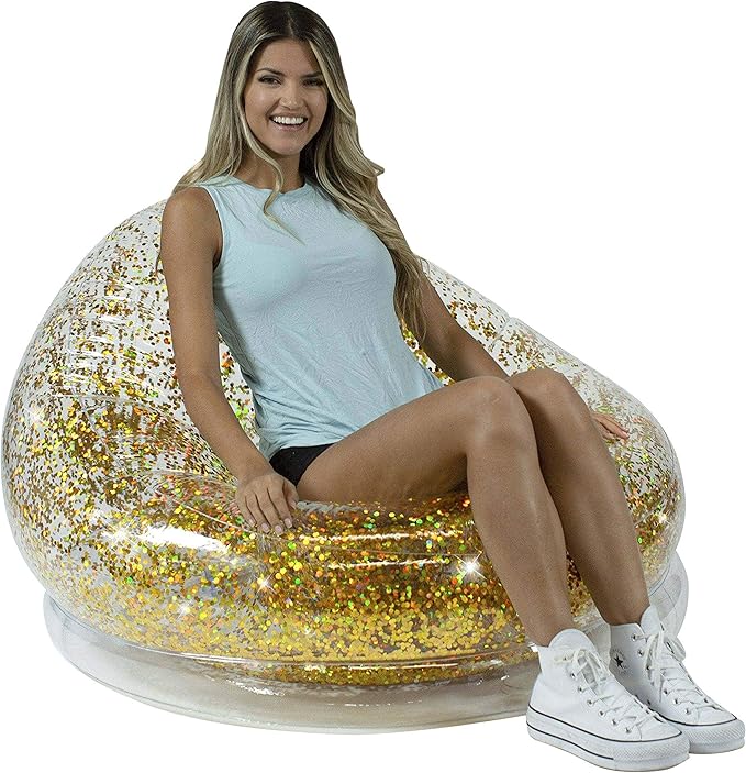 Amazon.com: Air Candy Inflatable City Style Chairs Perfect for Indoors ...