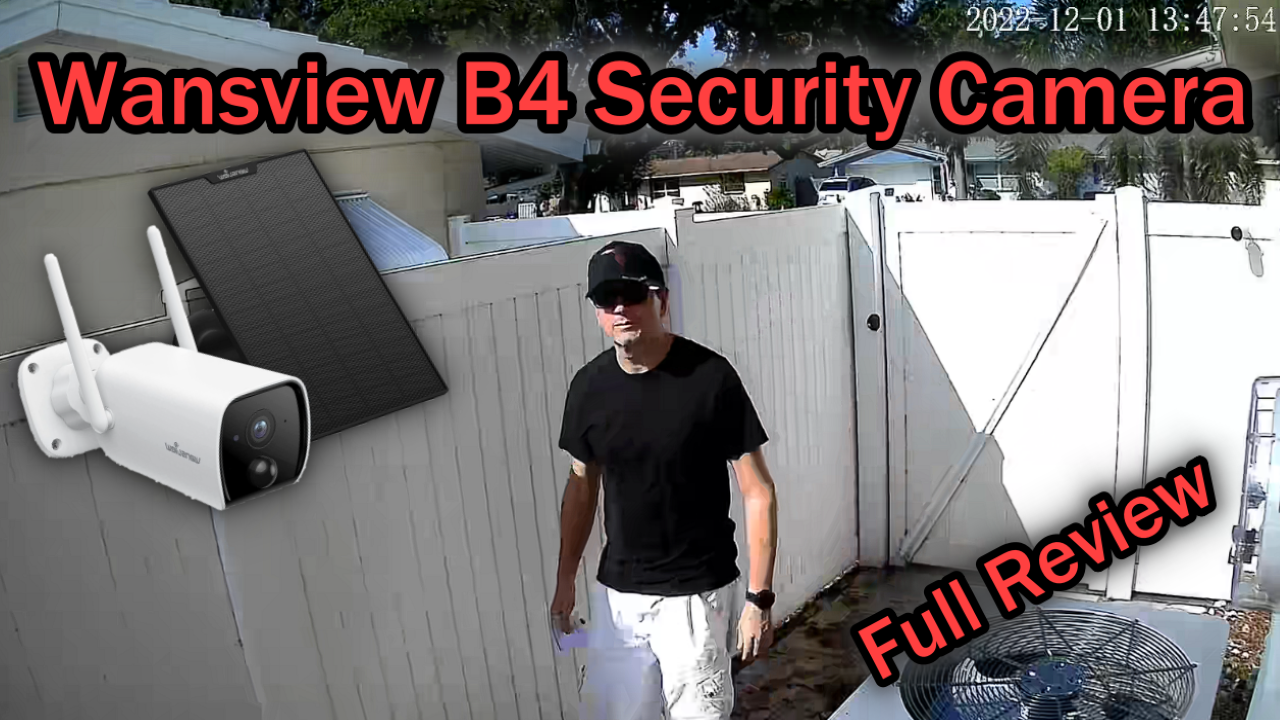 Watch Wansview B4 Security Camera Wireless 2K Solar Full Review on ...