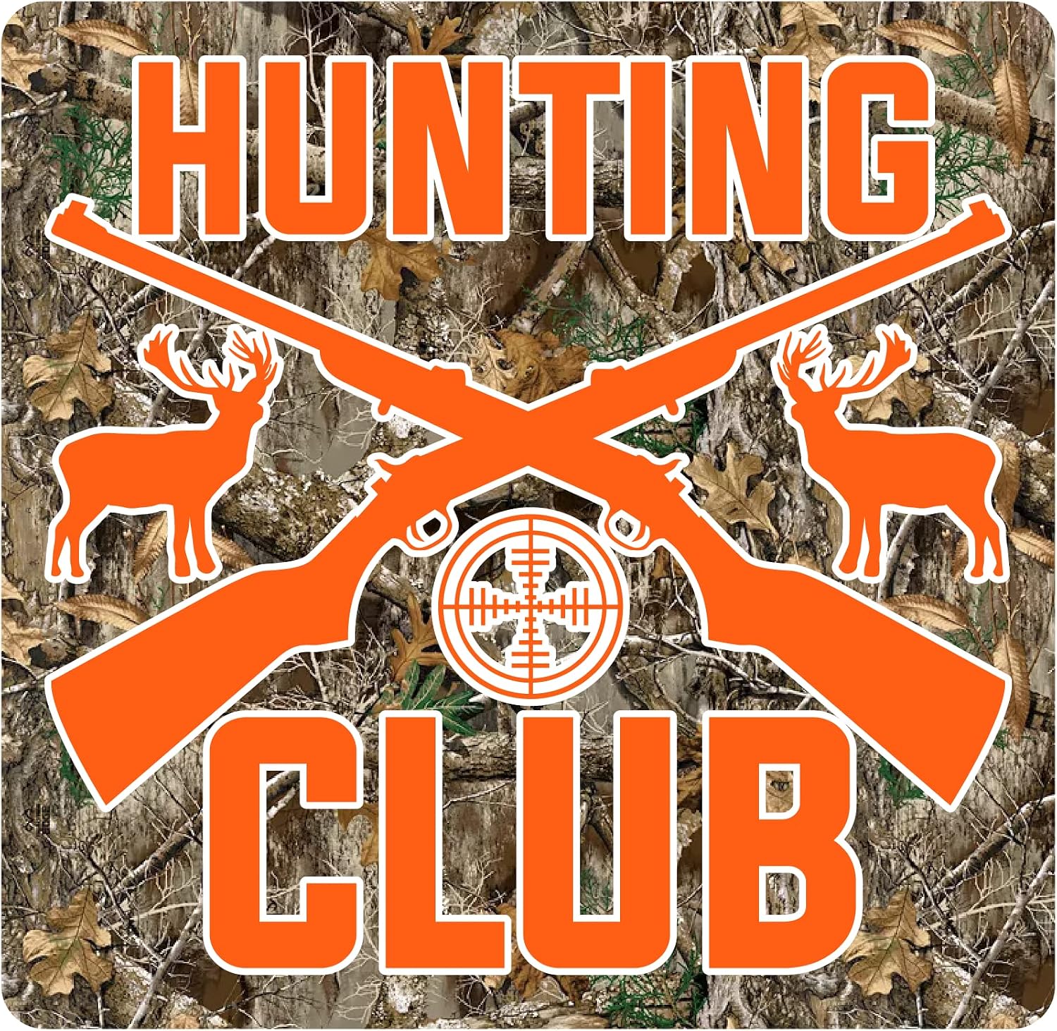 Amazon.com - Hunting Club Hunter Vinyl Decal Sticker For Cars Trucks ...