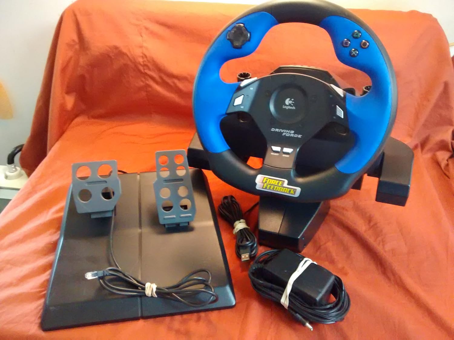 Logitech Driving Force Wheel for PlayStation 2 : Amazon.com.au: Video Games
